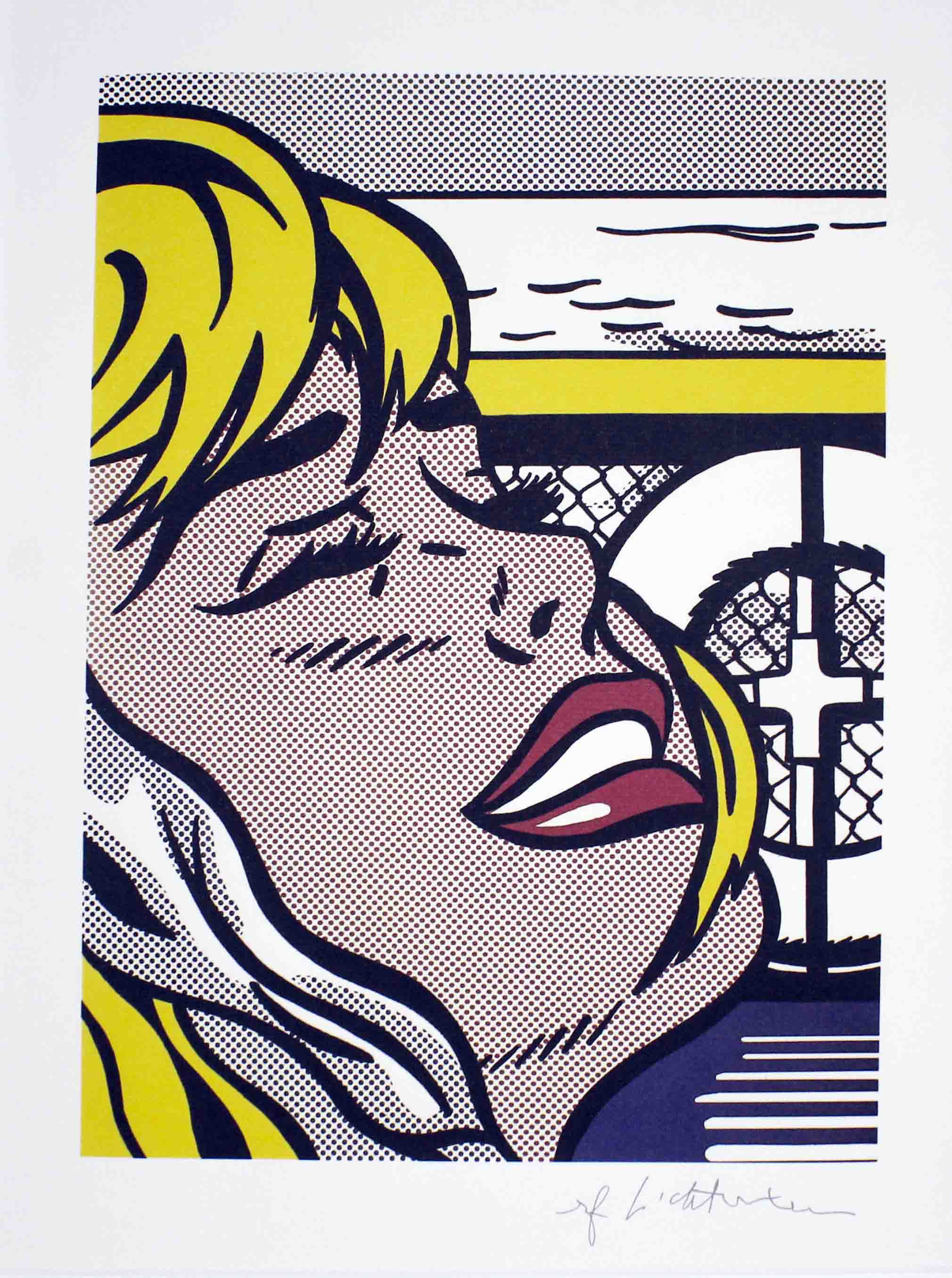 Litografía Original por Roy Lichtenstein "The Melody Haunts My Reverie
